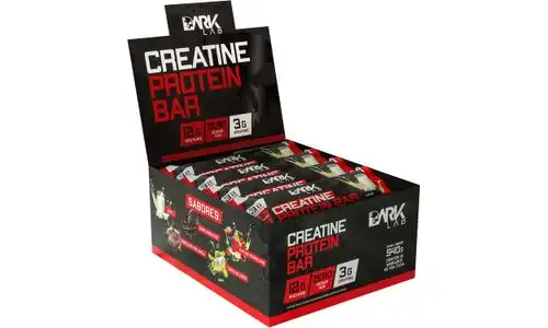 Oferta: Creatine Protein Bar Display 12UN LEITE Dark Lab - Clube Promos